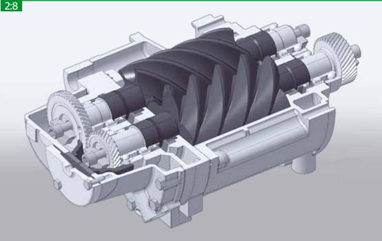 News - The difference between oil-free screw air compressor and oil ...